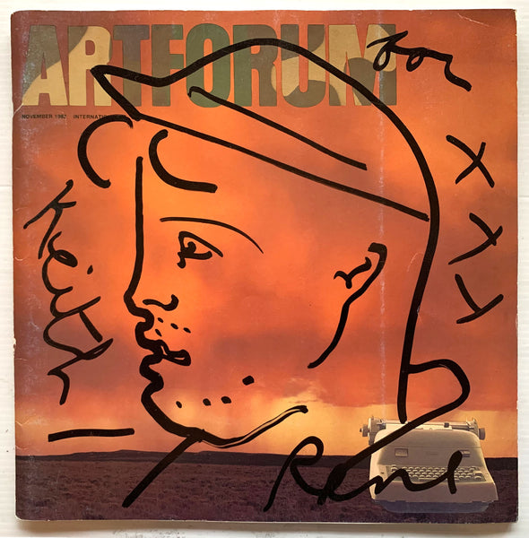 Rene Ricard - Drawing of Keith Haring – Hobbs Gallery